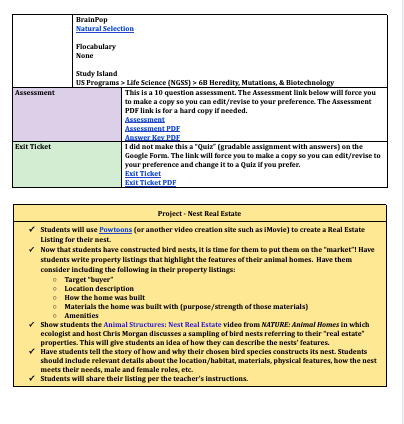 8th Science Lesson Factors That Influence Growth OAS 8.LS1.5 NGSS MS ...