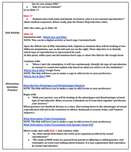 8th Science Lesson Asexual & Sexual Reproduction OAS 8.LS3.2 NGSS MS ...