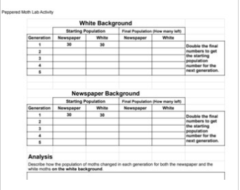 8th Science Lesson Natural Selection OAS 8.LS4.4 NGSS MS-LS4-4 | Made ...