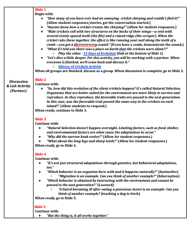 8th Science Lesson Natural Selection OAS 8.LS4.4 NGSS MS-LS4-4 | Made ...