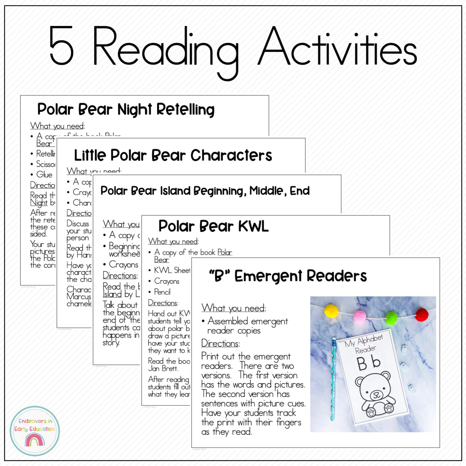 Preschool Polar Bear Unit | Made By Teachers