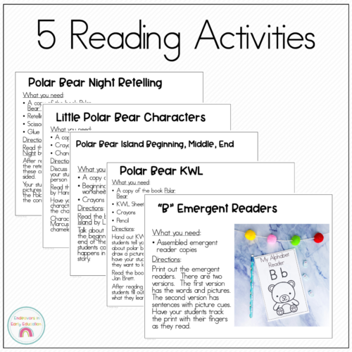Preschool Polar Bear Unit | Made By Teachers