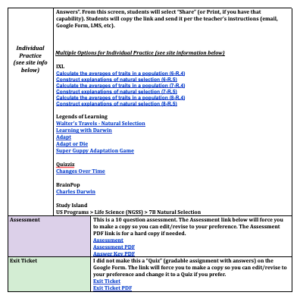 8th Life Science Lesson Plans Bundle OAS NGSS | Made By Teachers