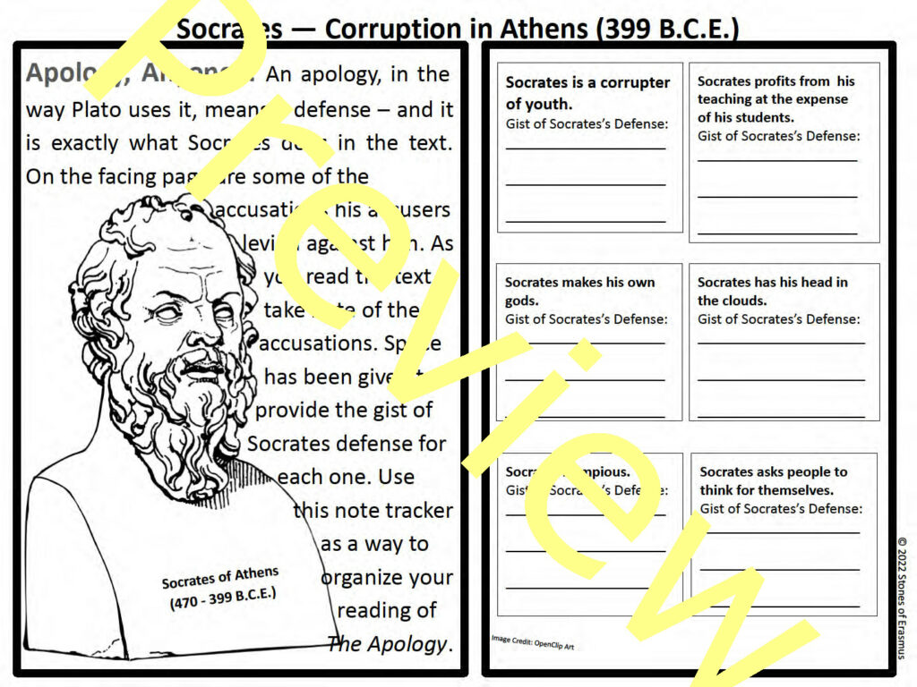 The Apology Complete Unit Socrates on Trial: Philosophy in the ...