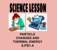 6th Science Lesson Particle Changes & Thermal Energy OAS 6.PS1.4 NGSS ...