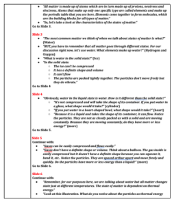 6th Science Lesson Particle Changes & Thermal Energy OAS 6.PS1.4 NGSS ...