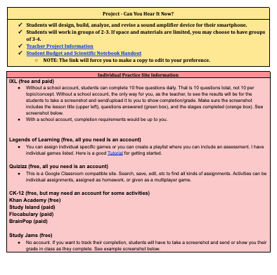 6th Science Lesson Waves & Their Applications OAS 6.PS4.2 NGSS MS-PS4-2 ...