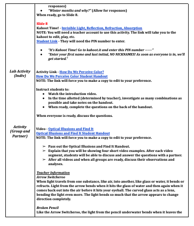 6th Physical Science Lesson Plans Bundle OAS NGSS | Made By Teachers