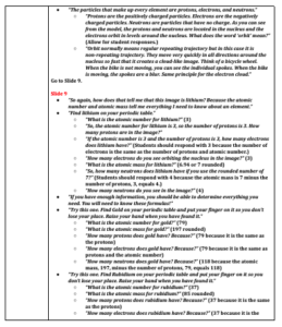 7th Science Lesson Atomic Composition OAS 7.PS1.1 NGSS MS-PS1-1 | Made ...