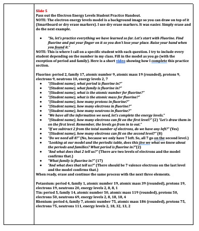 7th Science Lesson Atomic Composition OAS 7.PS1.1 NGSS MS-PS1-1 | Made ...