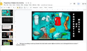 7th Science Lesson Physical & Chemical Properties OAS 7.PS1.2 NGSS MS ...