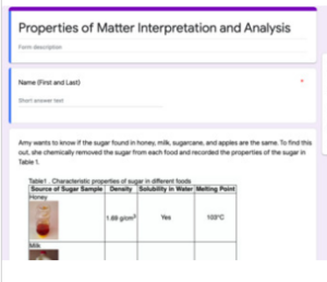 7th Science Lesson Physical & Chemical Properties OAS 7.PS1.2 NGSS MS ...