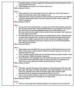 7th Science Lesson Physical & Chemical Properties OAS 7.PS1.2 NGSS MS ...