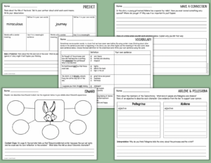 The Miraculous Journey of Edward Tulane Novel Study Character Traits ...