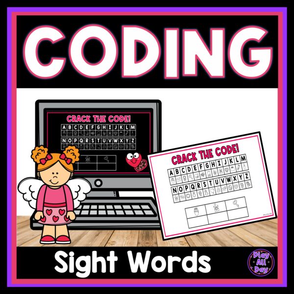 Valentine’s Day Secret Messages | Print and Digital Sight Word ...