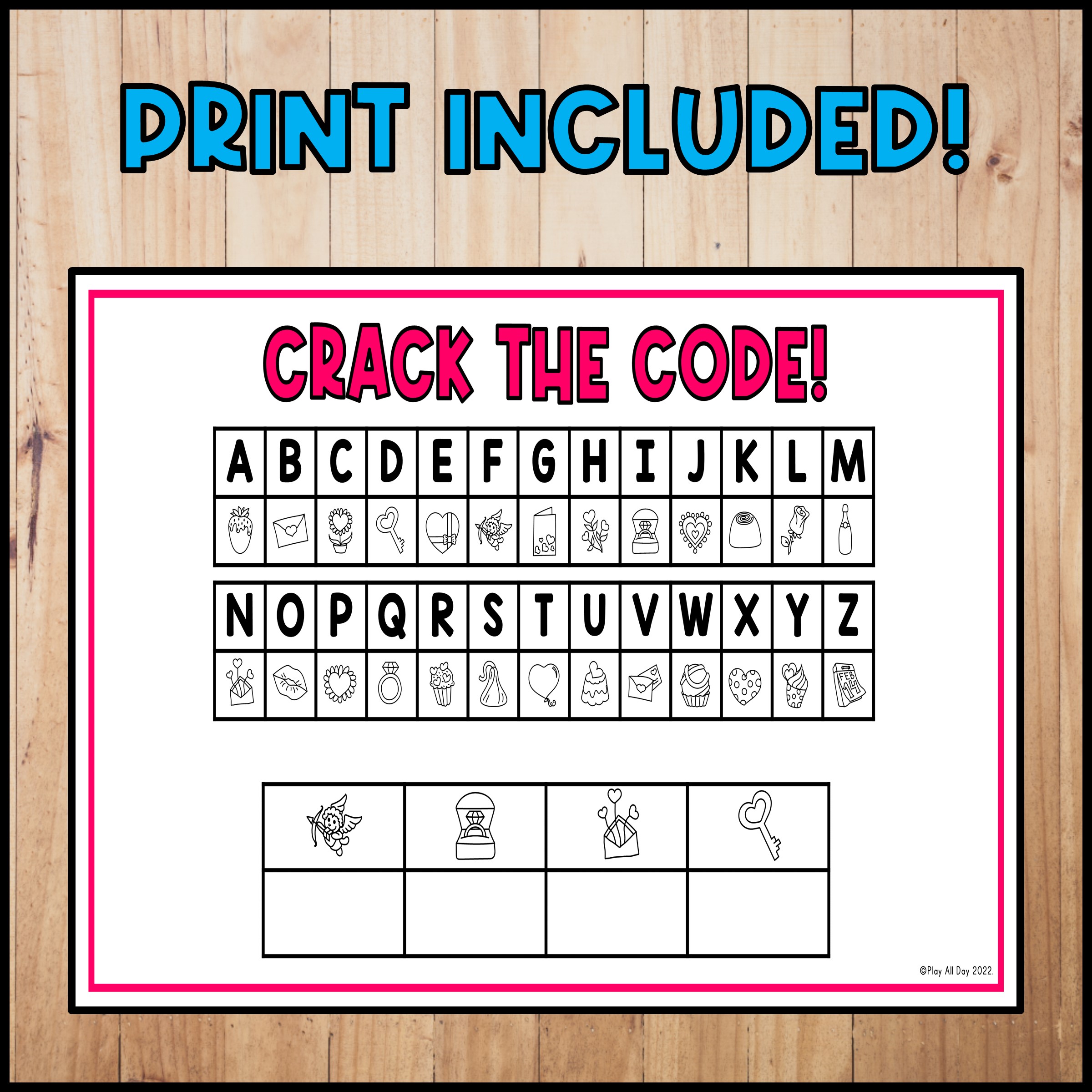 Valentine’s Day Secret Messages | Print and Digital Sight Word ...