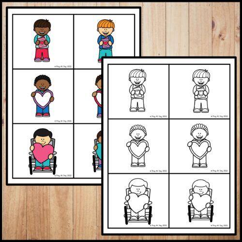 Valentine’s Day Hide & Seek | Pocket Chart Game | Letter and Number ...