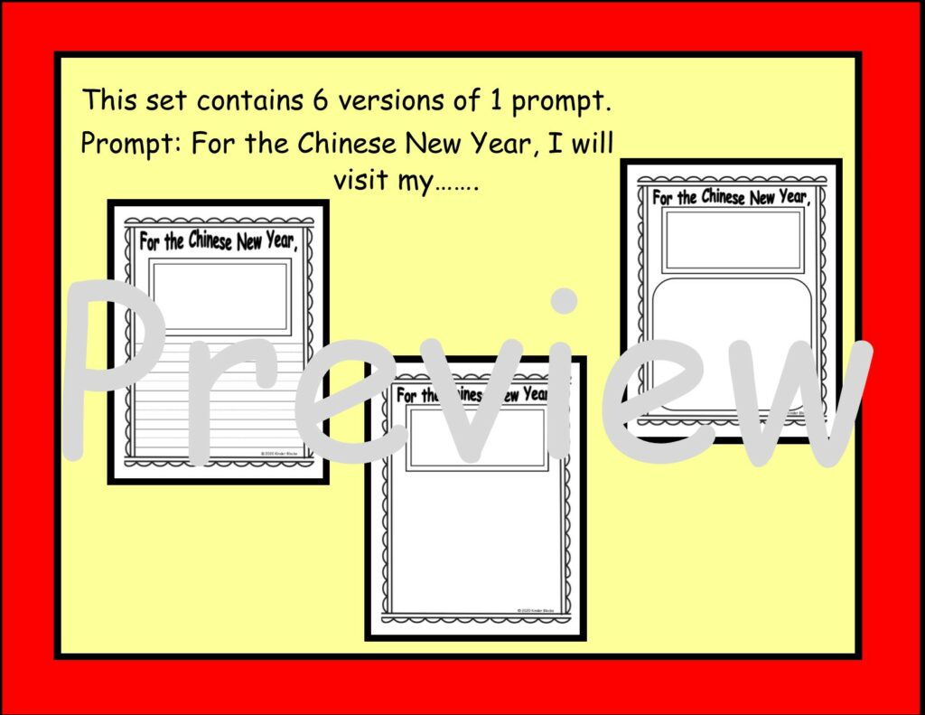 Chinese New Year Writing Prompt | Made By Teachers