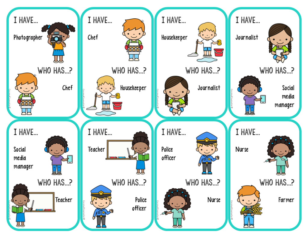 Careers I Have, Who Has? Card Game | Made By Teachers