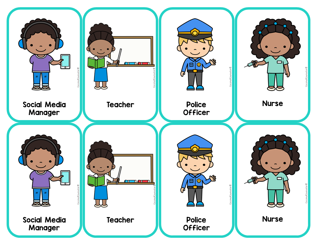 Careers Matching Card Game Made By Teachers