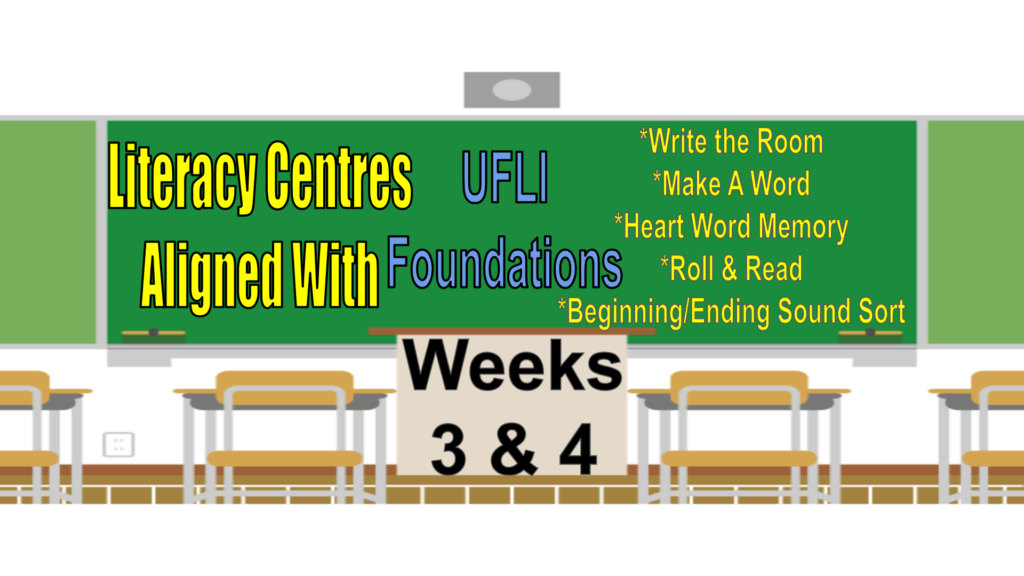 Literacy Centres Correlated to UFLI Foundations Lessons 3 & 4 | Made By ...