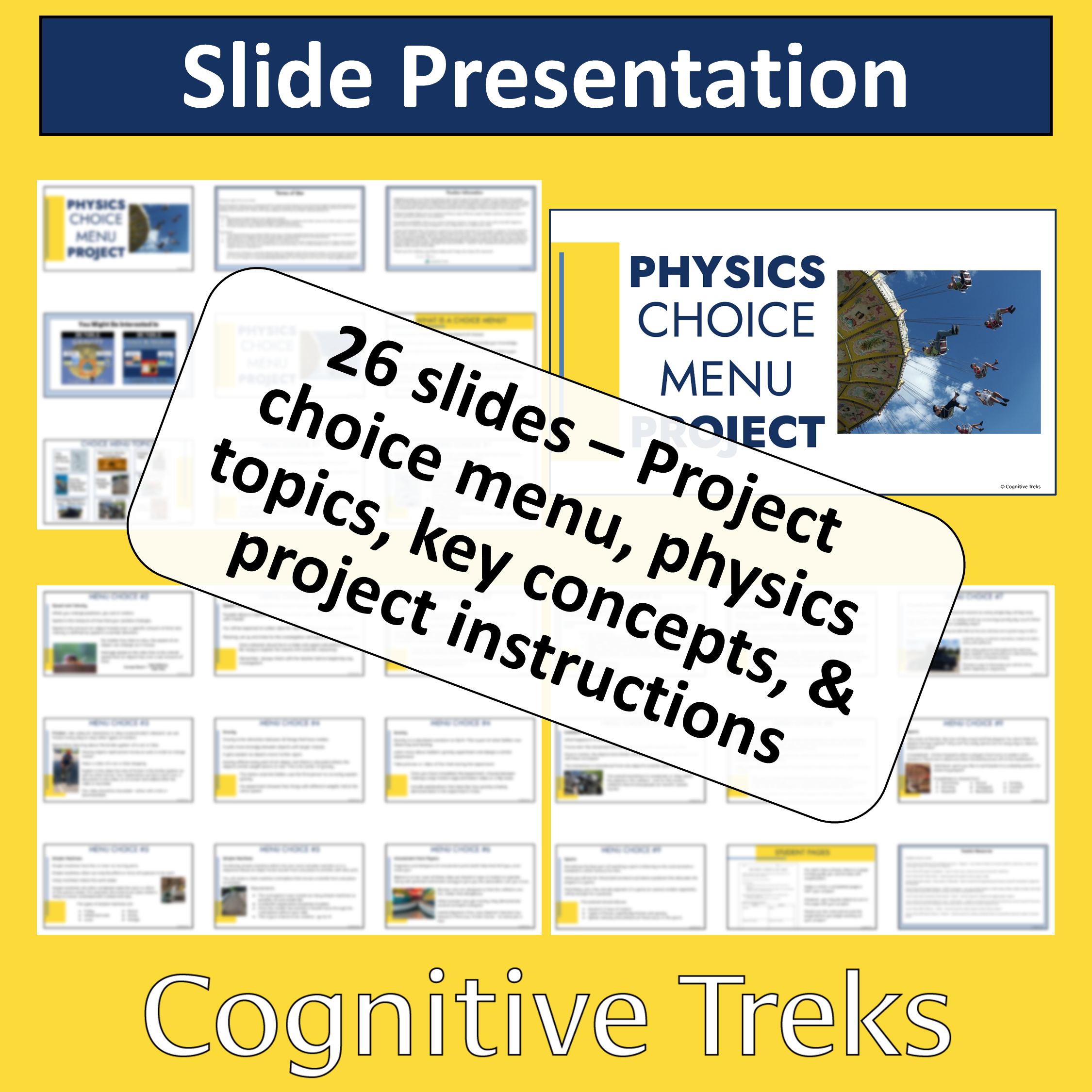 Physics Project Choice Menu | Force, Motion, Gravity, Speed, Friction ...