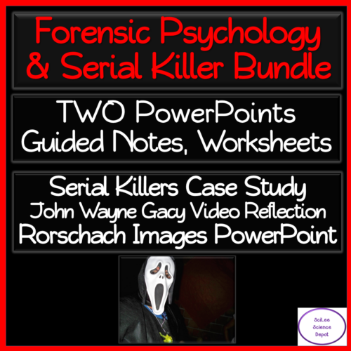 Forensics Psychology and Serial Killer Bundle | Made By Teachers
