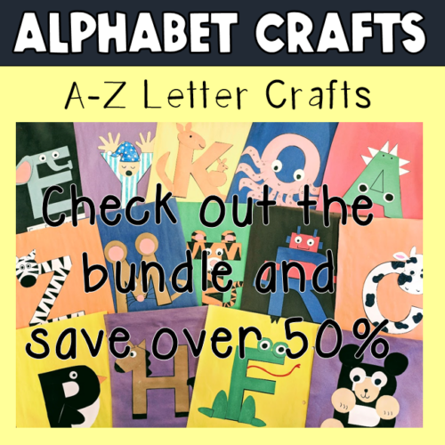 Letter I Craft - I is for Iguana Alphabet Short Vowel Beginning Sound ...