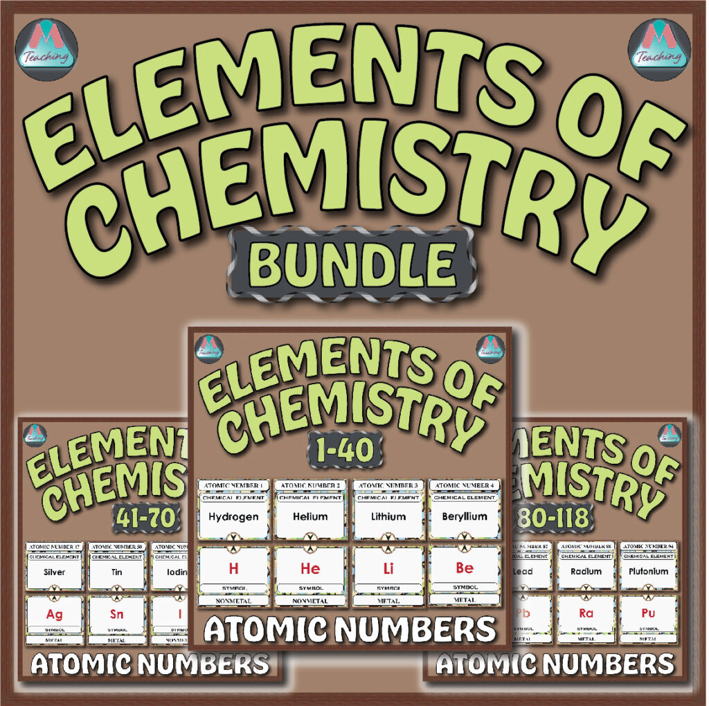 Science Center: Elements of Chemistry Match - Complete Bundle | Made By ...