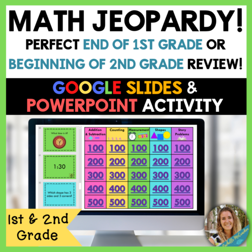 1st Grade Math Jeopardy, Review of ALL Math Skills! | Made By Teachers