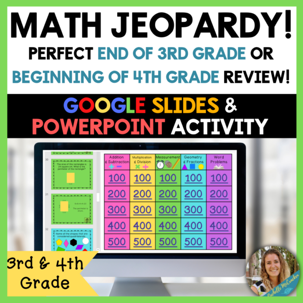3rd Grade Math Jeopardy, Review ALL Math Skills! | Made By Teachers