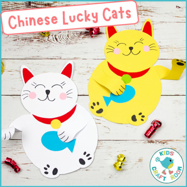 Lucky Cat Chinese New Year Craft | Made By Teachers