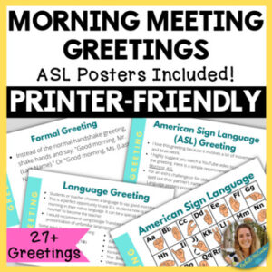 Morning Meeting Greetings to Build Classroom Community | Made By Teachers
