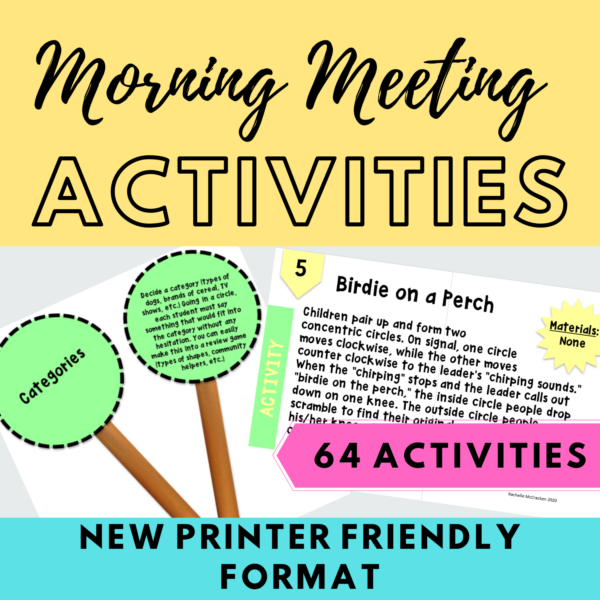 Morning Meeting Activities and Energizers | Made By Teachers