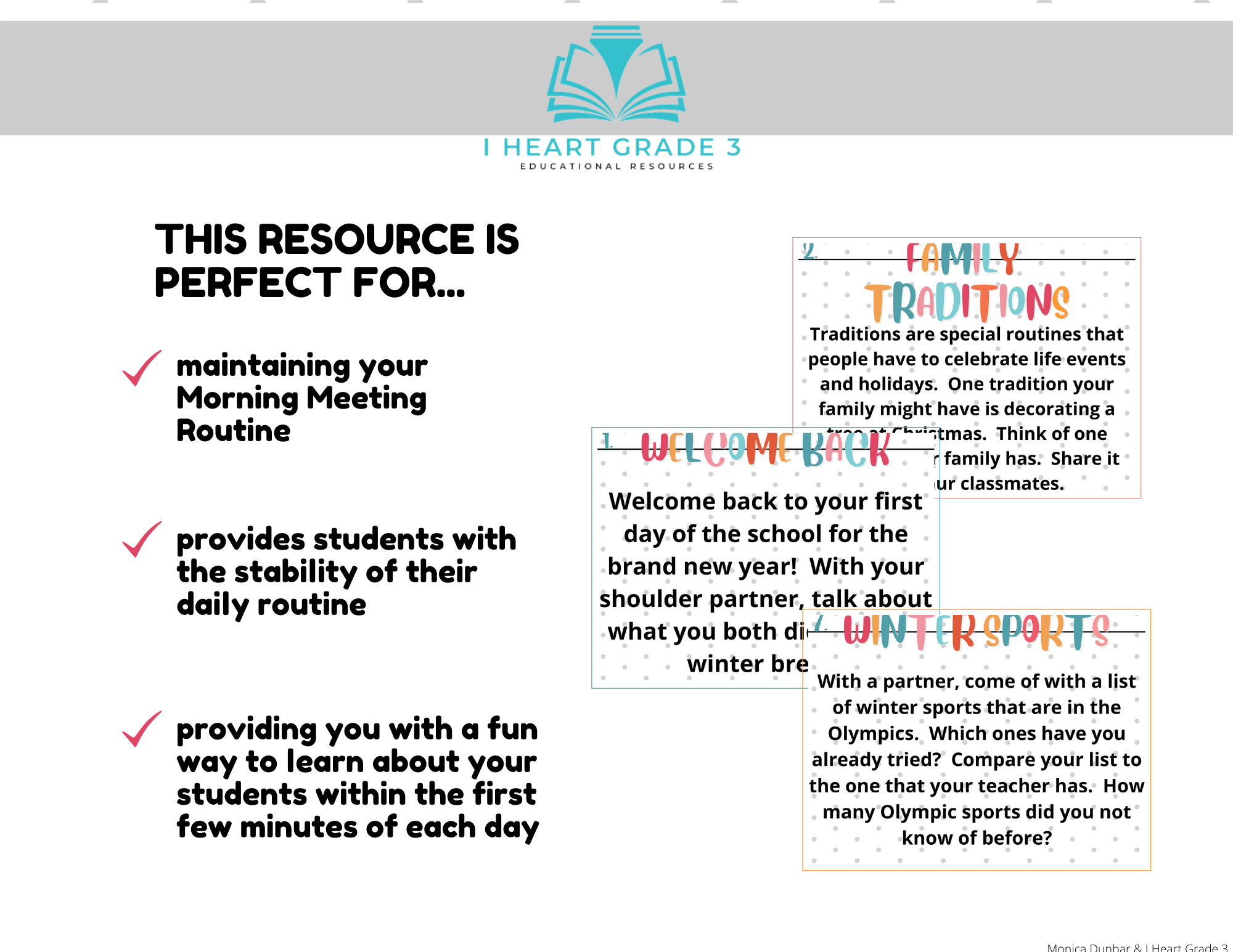 January Morning Meetings | Made By Teachers