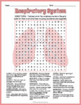 RESPIRATORY SYSTEM Word Search Puzzle Worksheet Activity | Made By Teachers