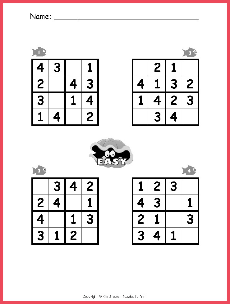 SUDOKU LOGIC PUZZLES - 63 Critical Thinking Worksheet Activities | Made ...
