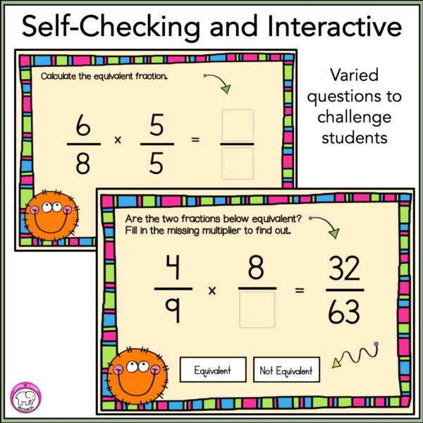 Equivalent Fractions Boom Cards | Made By Teachers