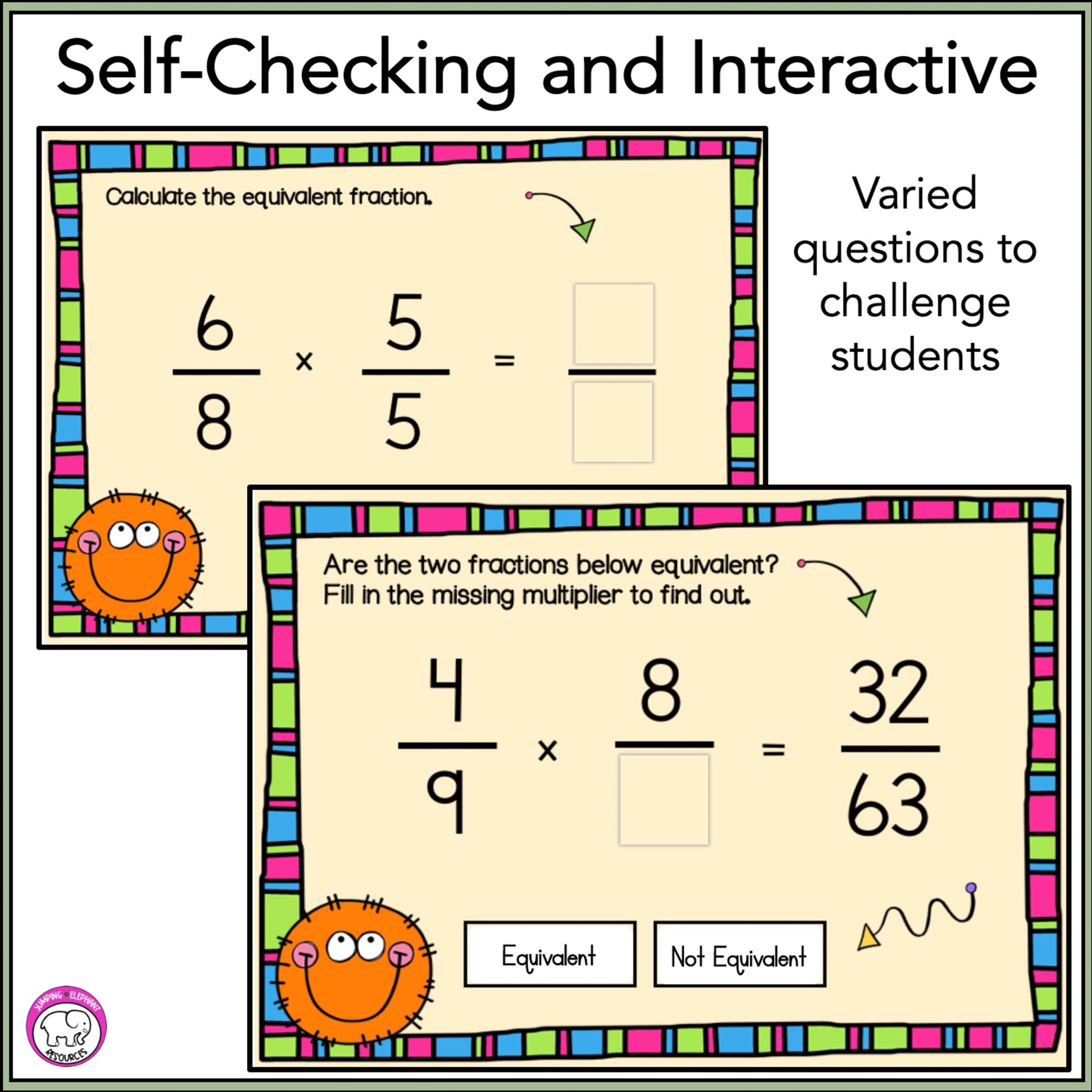 Equivalent Fractions Boom Cards | Made By Teachers