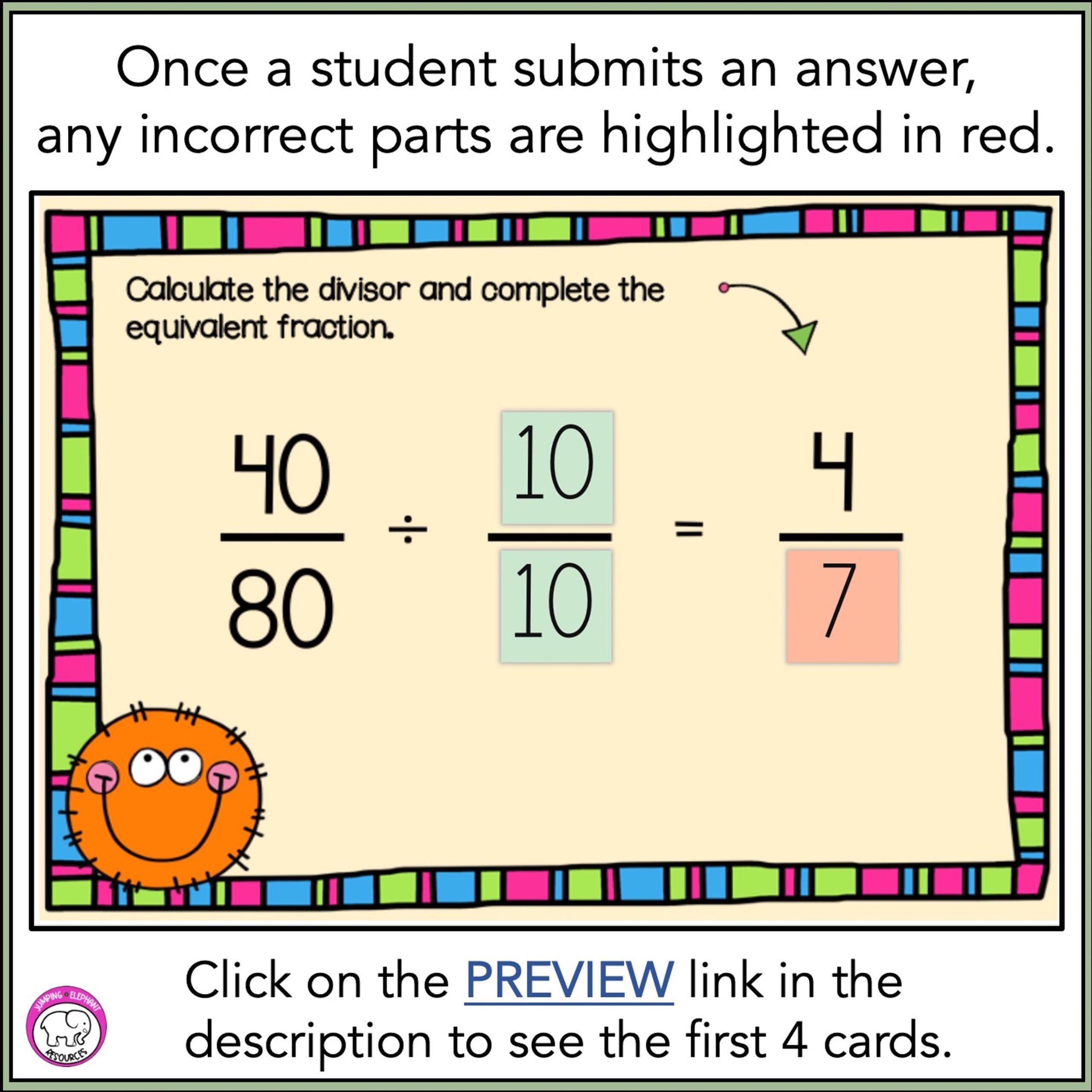 Equivalent Fractions Boom Cards | Made By Teachers