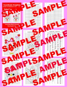 Valentine Coordinate Plane Graphing Picture: Owl | Made By Teachers