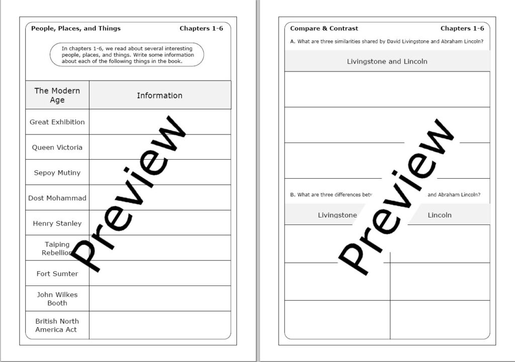 Susan Wise Bauer "Volume 4: The Modern Age" worksheets | Made By Teachers
