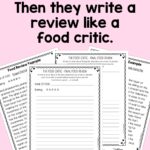 Write Like a Food Critic Food Science Valentine's Day Activity for 5th ...