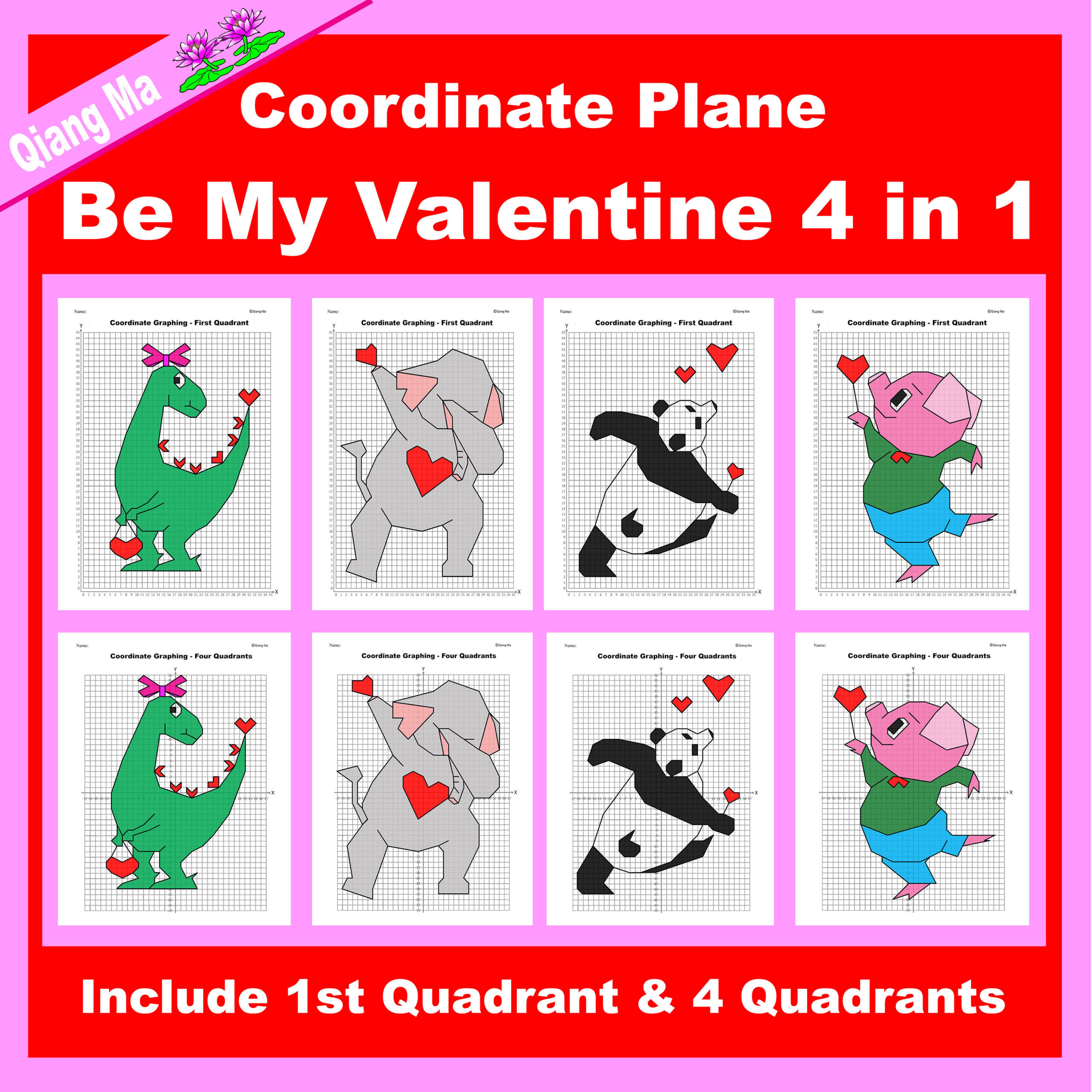 Valentine Color by Code: Add and Subtract to 100: Cupcake | Made By ...