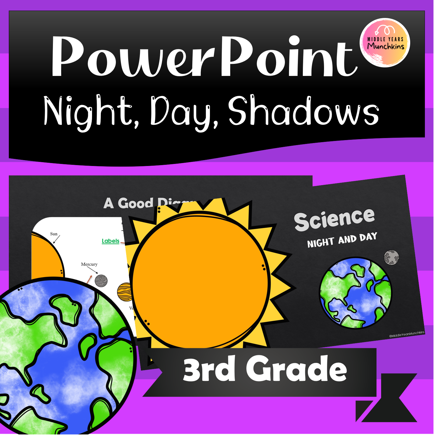 Night, Day & Shadows PowerPoint | Made By Teachers