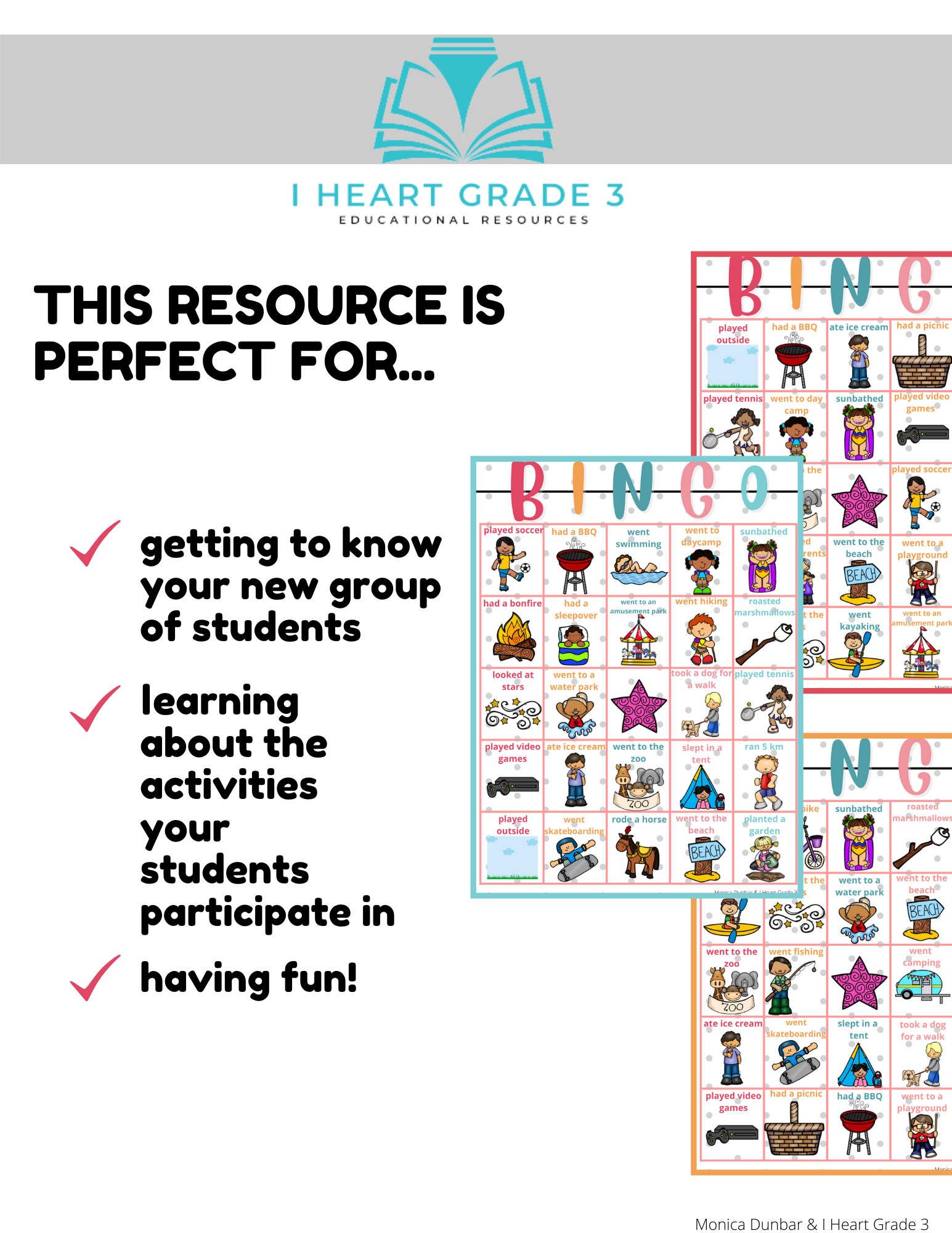 Summer Vacation Bingo | Made By Teachers