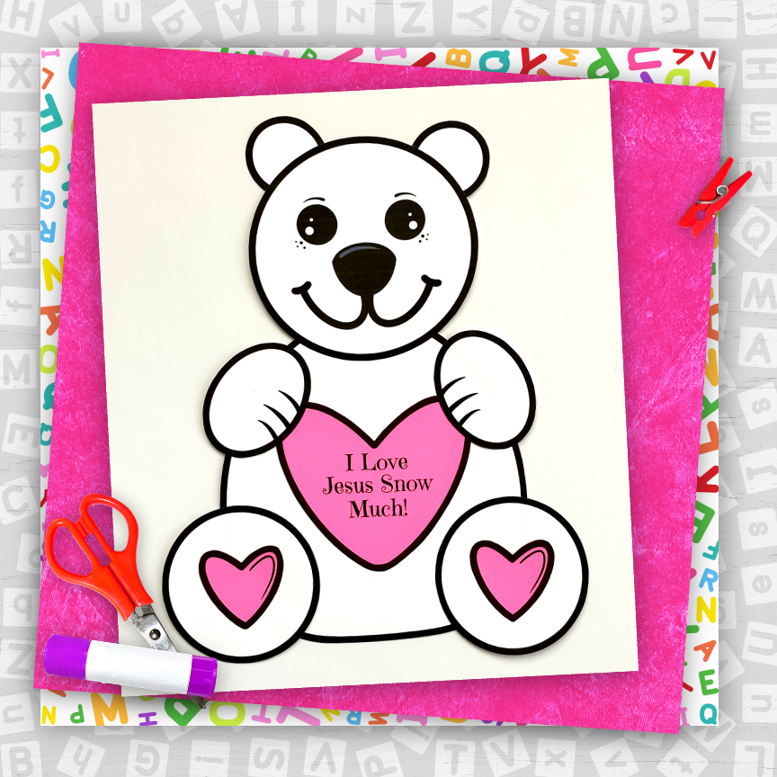 Religious Polar Bear Craft | Winter Craft | Sunday School | Bible ...