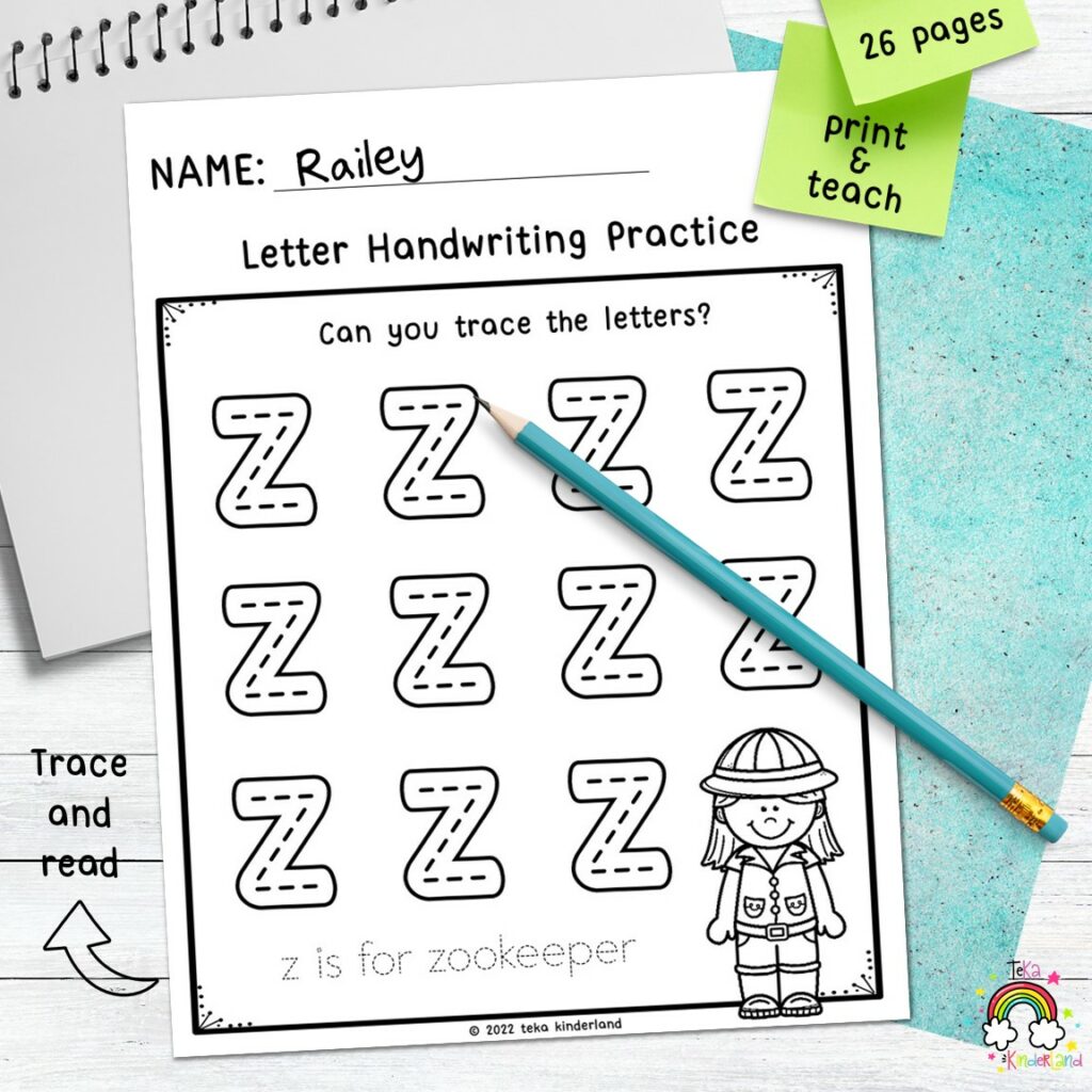 Lowercase Letter Formation Worksheets for Handwriting Practice | Made ...