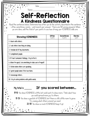 Kindness Worksheets | Made By Teachers
