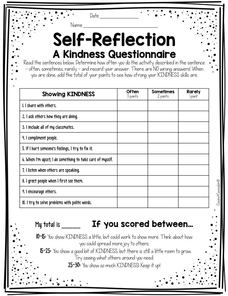 Kindness Worksheets | Made By Teachers